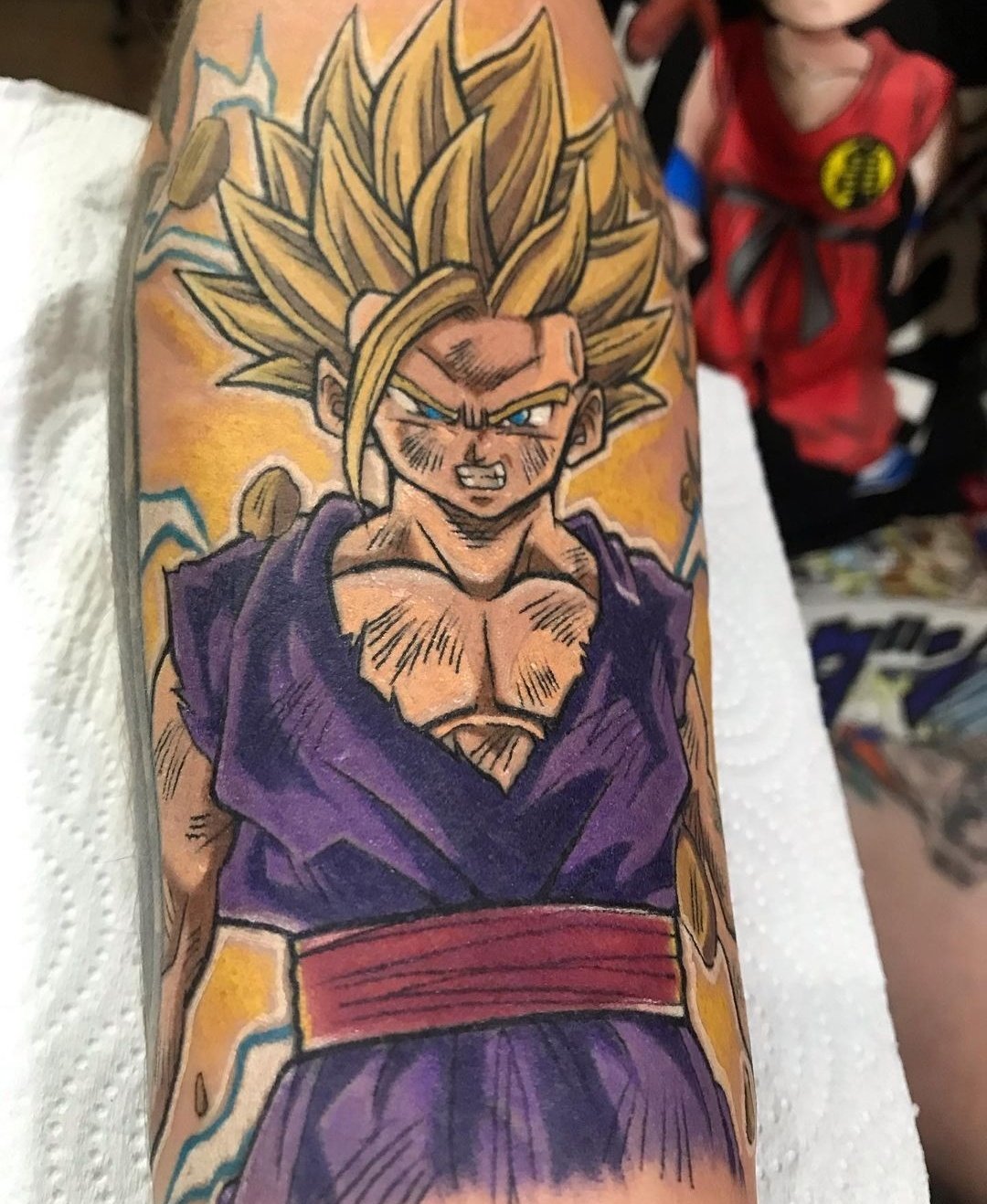 Super Saiyan Gohan Tattoos 30 Best Dragon Ball Tattoo Ideas You Should