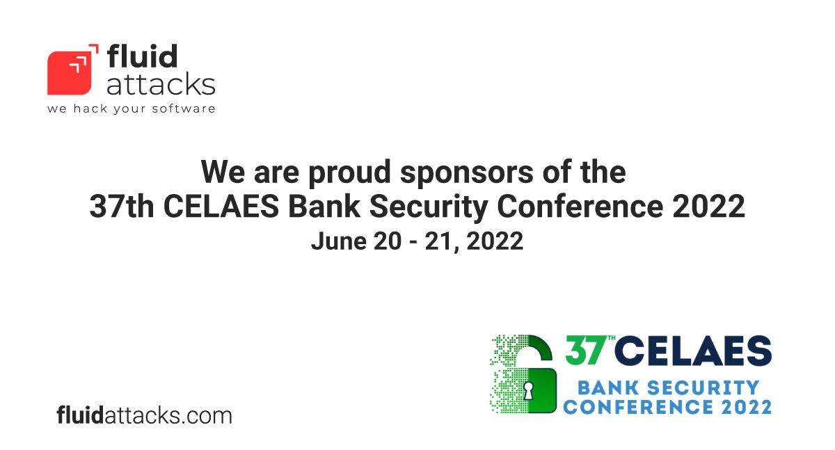 Twitter-এ Fluid Attacks: "We are proud sponsors of the #37thCELAES2022 organized by @FIBA and ...