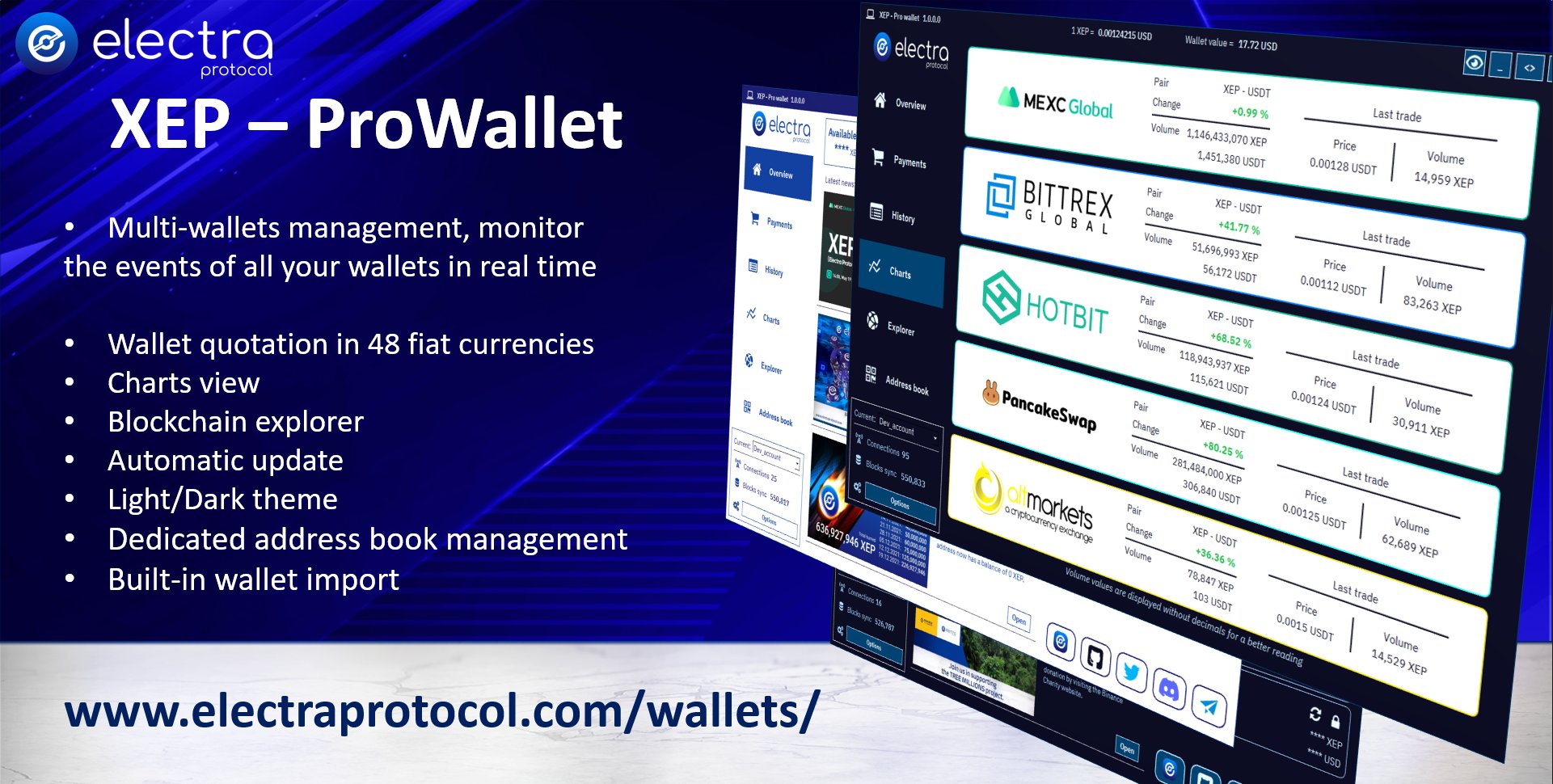 Electra Protocol on Twitter: "We are thrilled to announce the release of the new XEP-Pro wallet ...