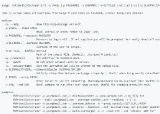 HackGit on Twitter: "Facebook Friend List Scraper OSINT tool to scrape names and usernames from ...