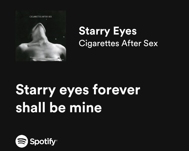 Iconic Quotes On Twitter Cigarettes After Sex Starry Eyes T