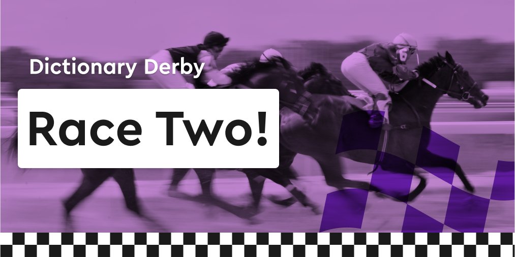 Dictionary.com on Twitter: "𝗥𝗮𝗰𝗲 𝟮: __________ is an old British word ...