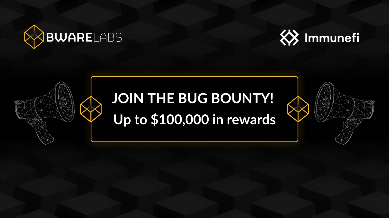 Bware Labs on Twitter: "Calling Bug Bounty Hunters 🐞🪲🐛 Up to $100.000 USD for grabs 🤑🤑🤑 Focused ...