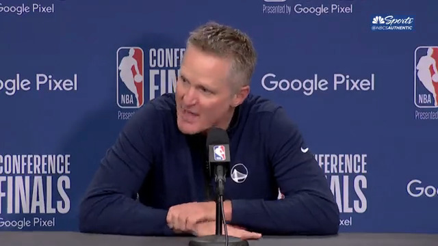 Warriors on NBCS on Twitter: "A very emotional and frustrated Steve Kerr spoke about the ...