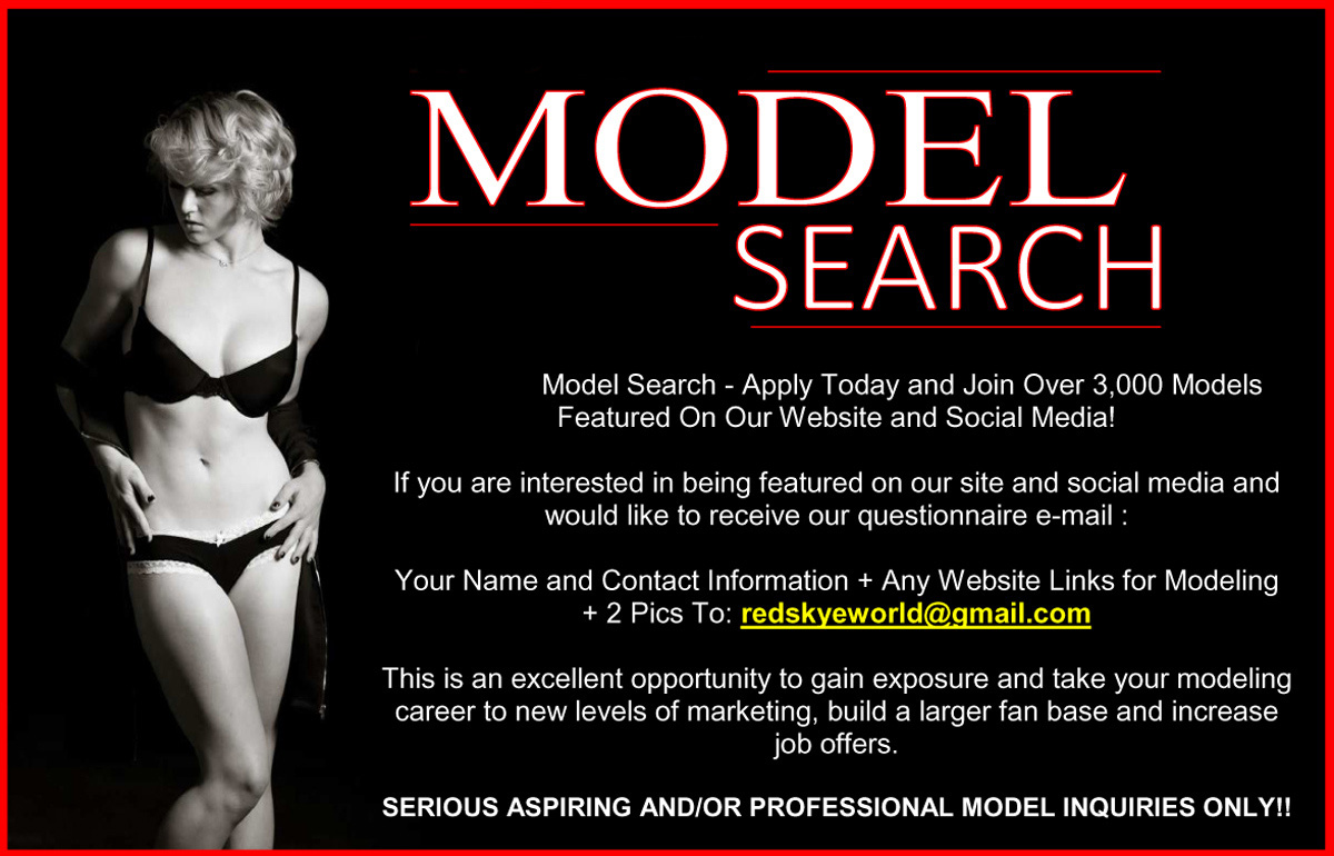 💖 Red Skye World 💖 on Twitter: "💕 MODEL SEARCH 💕 💕 APPLY TODAY to Be a Featured Model on our ...