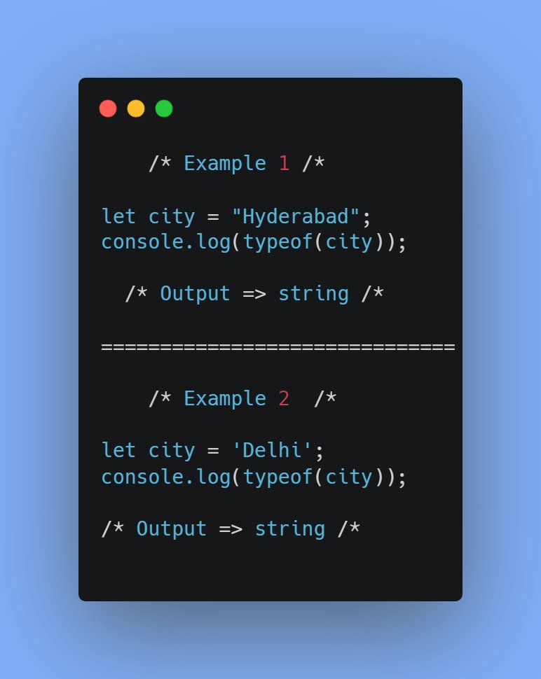 Lets Discuss Data Types In Javascript A Thread ๐งต๐๐๐ Thread From