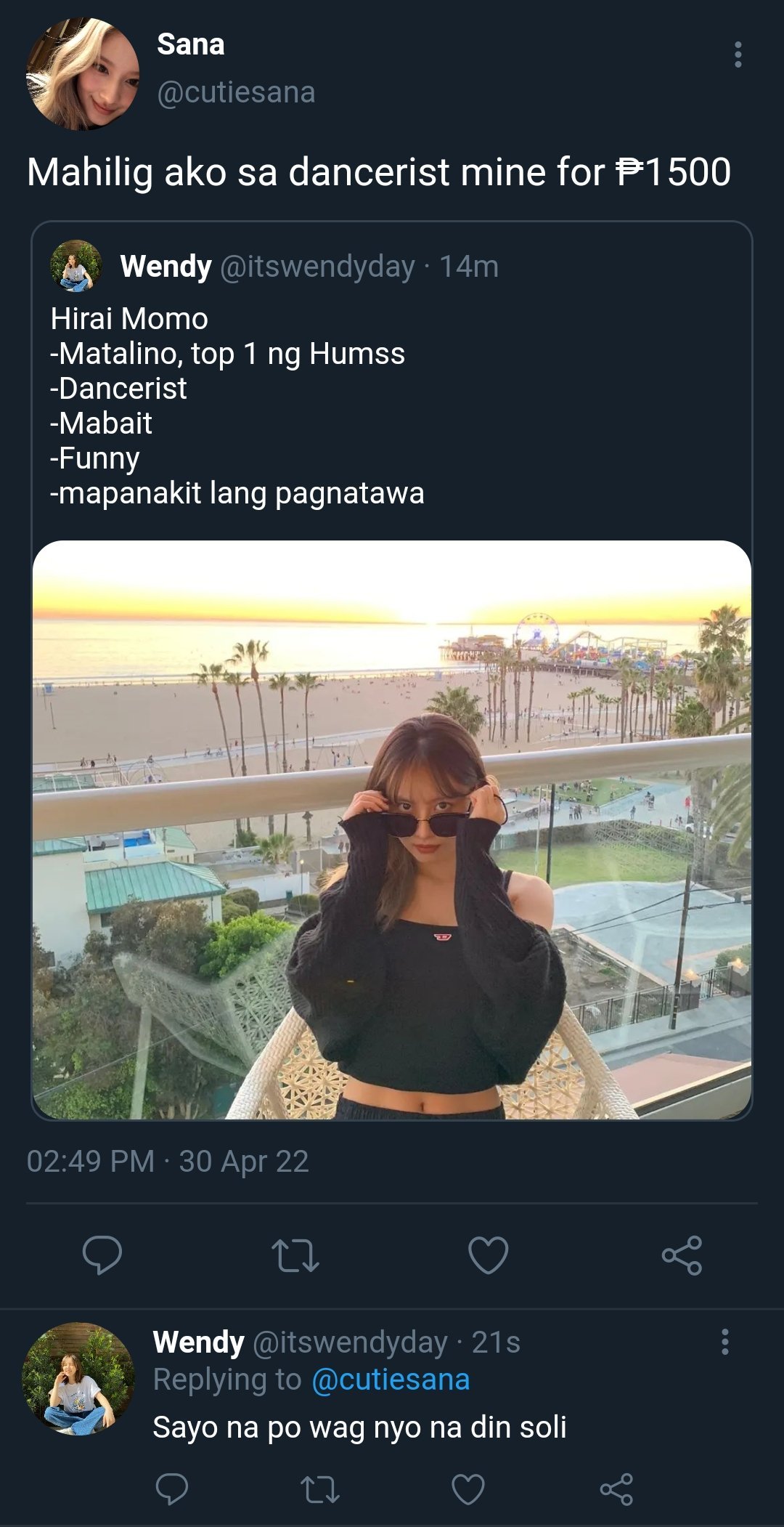 Rein 🌧️ on Twitter: ""Talking Stage" -Minayeon Oneshot au- Where Mina also likes the girl that ...