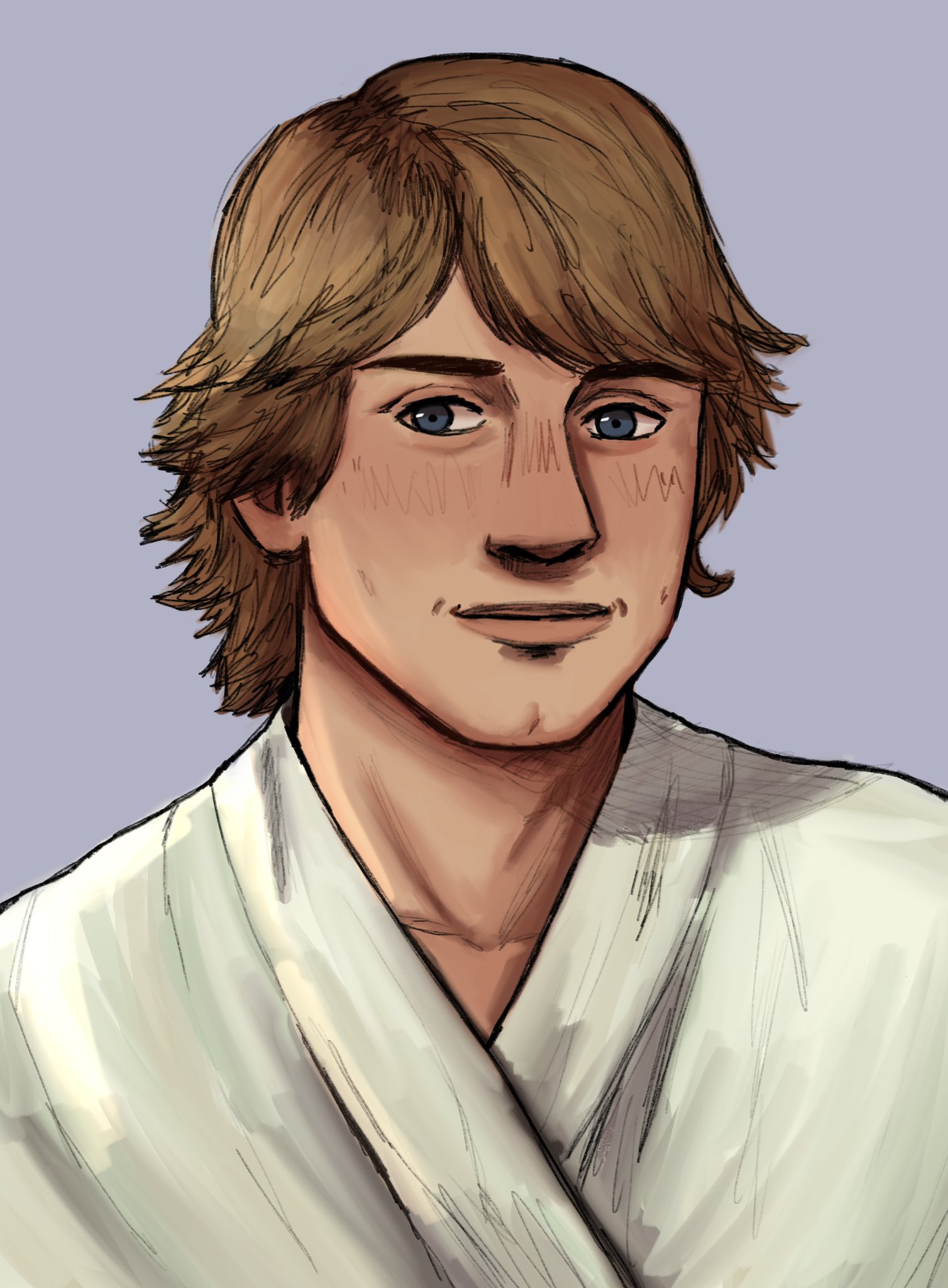 Luke Skywalker Cartoon Drawing