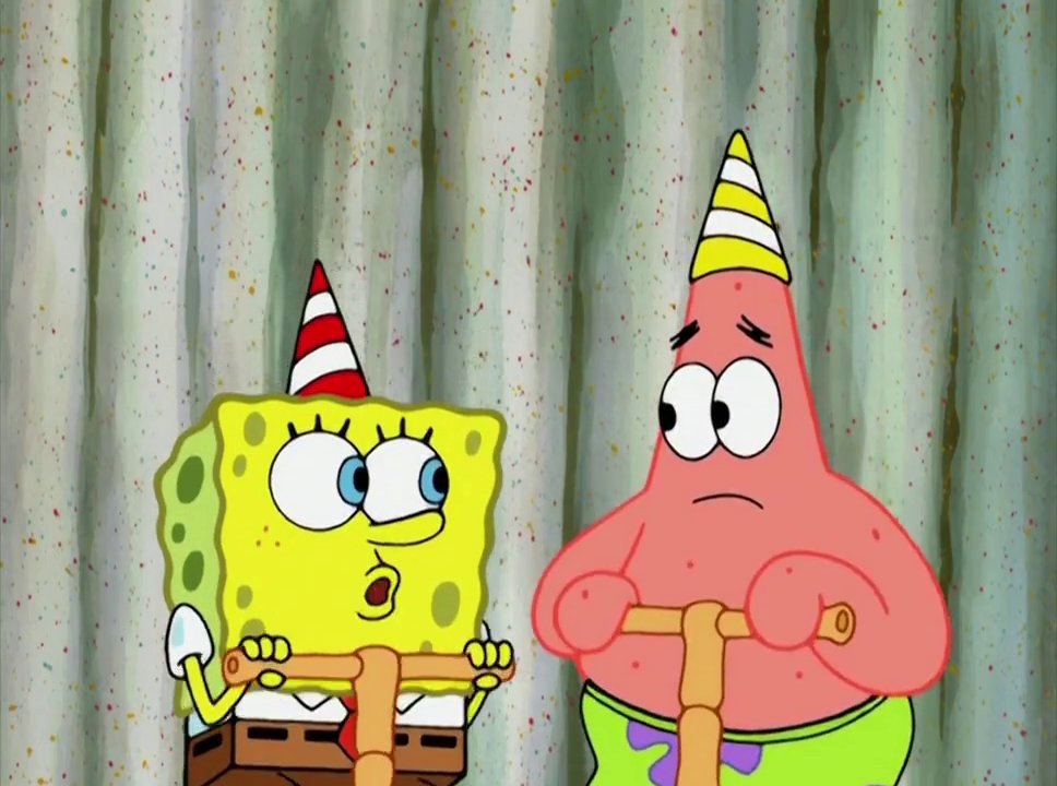 Patrick Star Birthday Hat