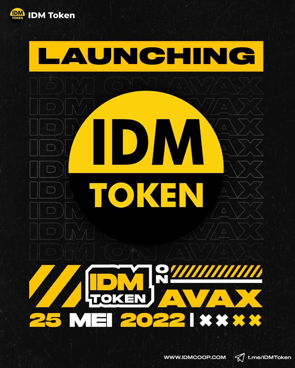 IDM Token on Twitter: "Guys!! THE WAIT IS OVER!! We're happy to announce that IDM Token will be ...