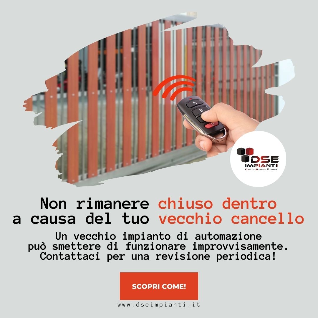 DSE Impianti on Twitter: "Non rimanere chiuso dentro a causa del tuo vecchio cancello che ha ...
