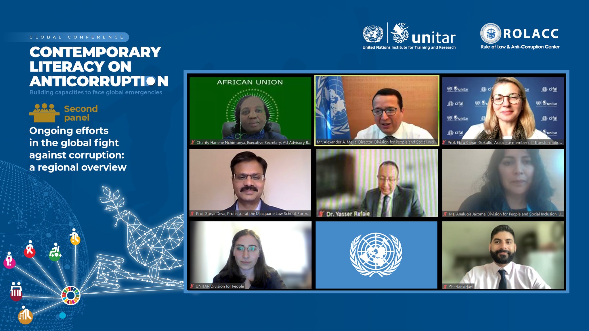 UNITAR on Twitter: ""Global overview on anticorruption” Grateful for our distinguished panelists ...
