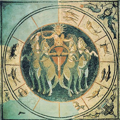 Hammat Tiberias is an Ancient Mithraseum depicting Sol Invictus (Utu ...