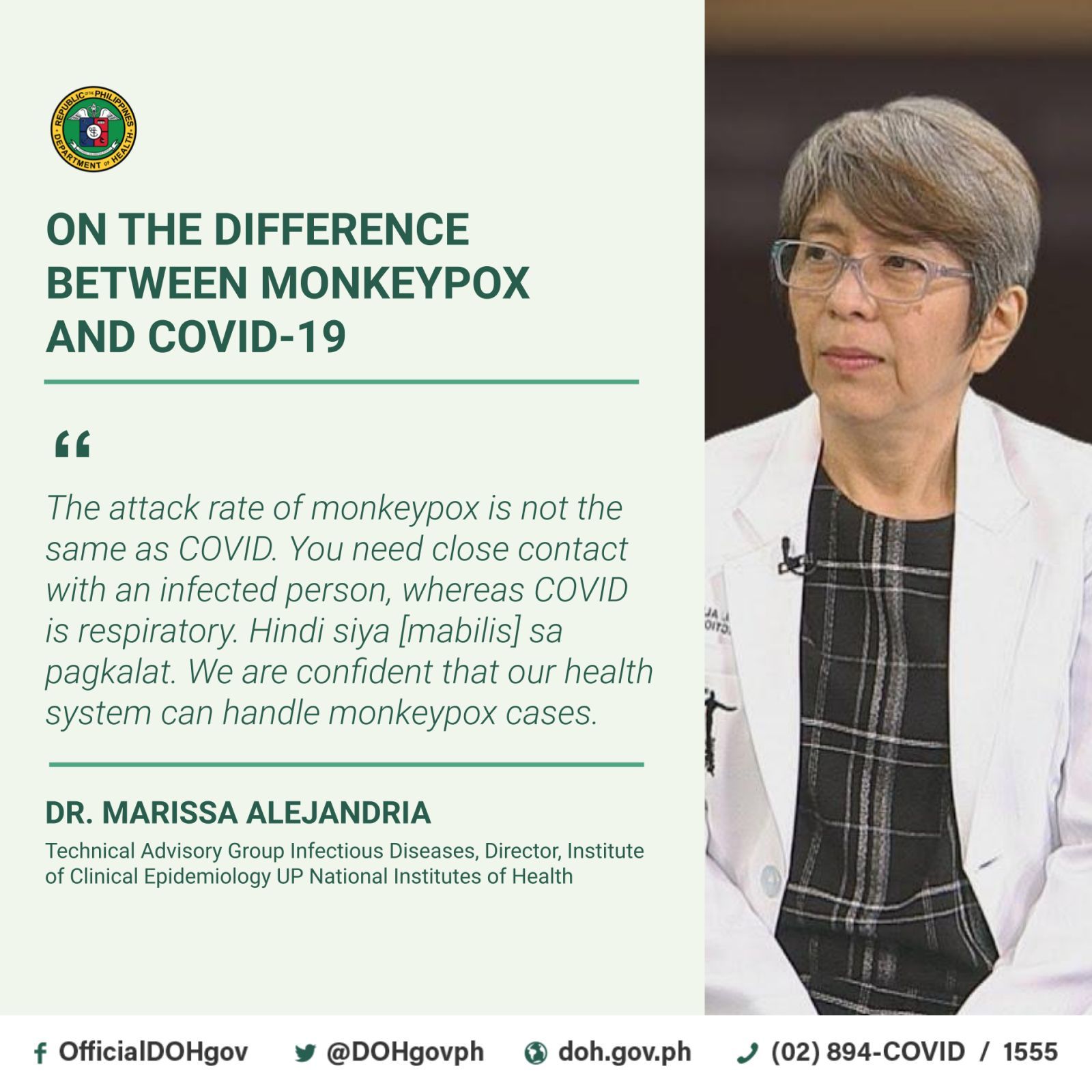 Department of Health on Twitter: "Gaano nga ba kabilis ang hawahan at pagkalat ng Monkeypox ...