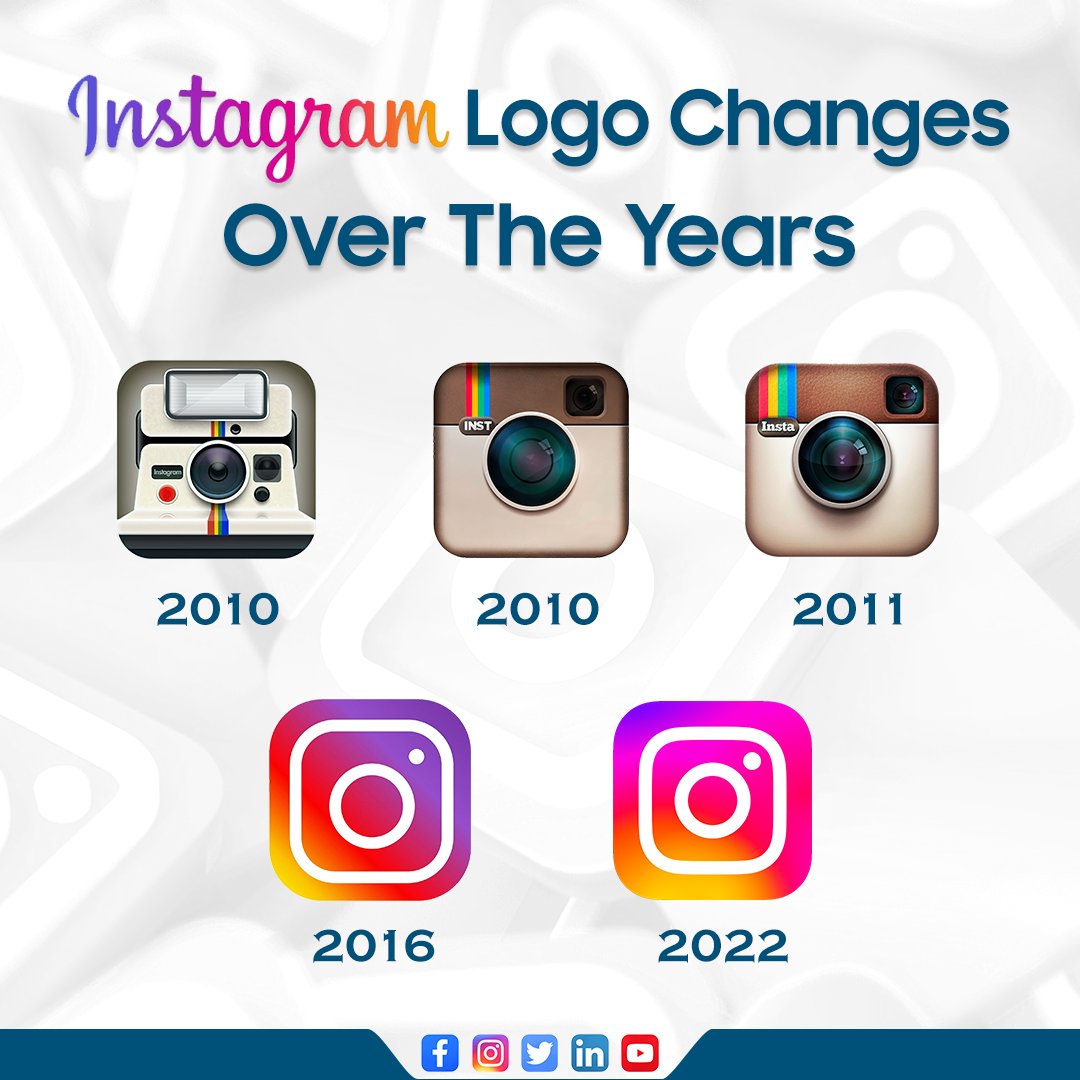 Evolution Of Instagram Logo Internet Logo Evolution