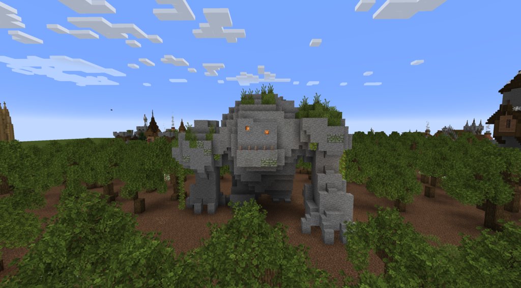 Minecraft Stone Statues