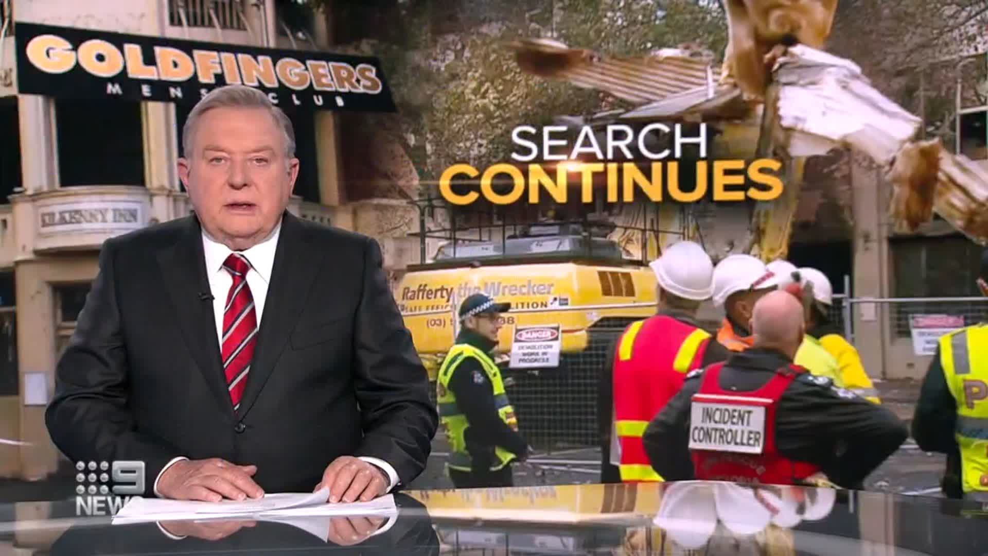 9News Melbourne on Twitter: "The painstaking search for human remains inside the fire ravaged ...