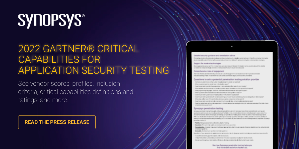 Synopsys Software Integrity on Twitter: "Media Alert!🚨: Synopsys Receives Highest Scores Across ...