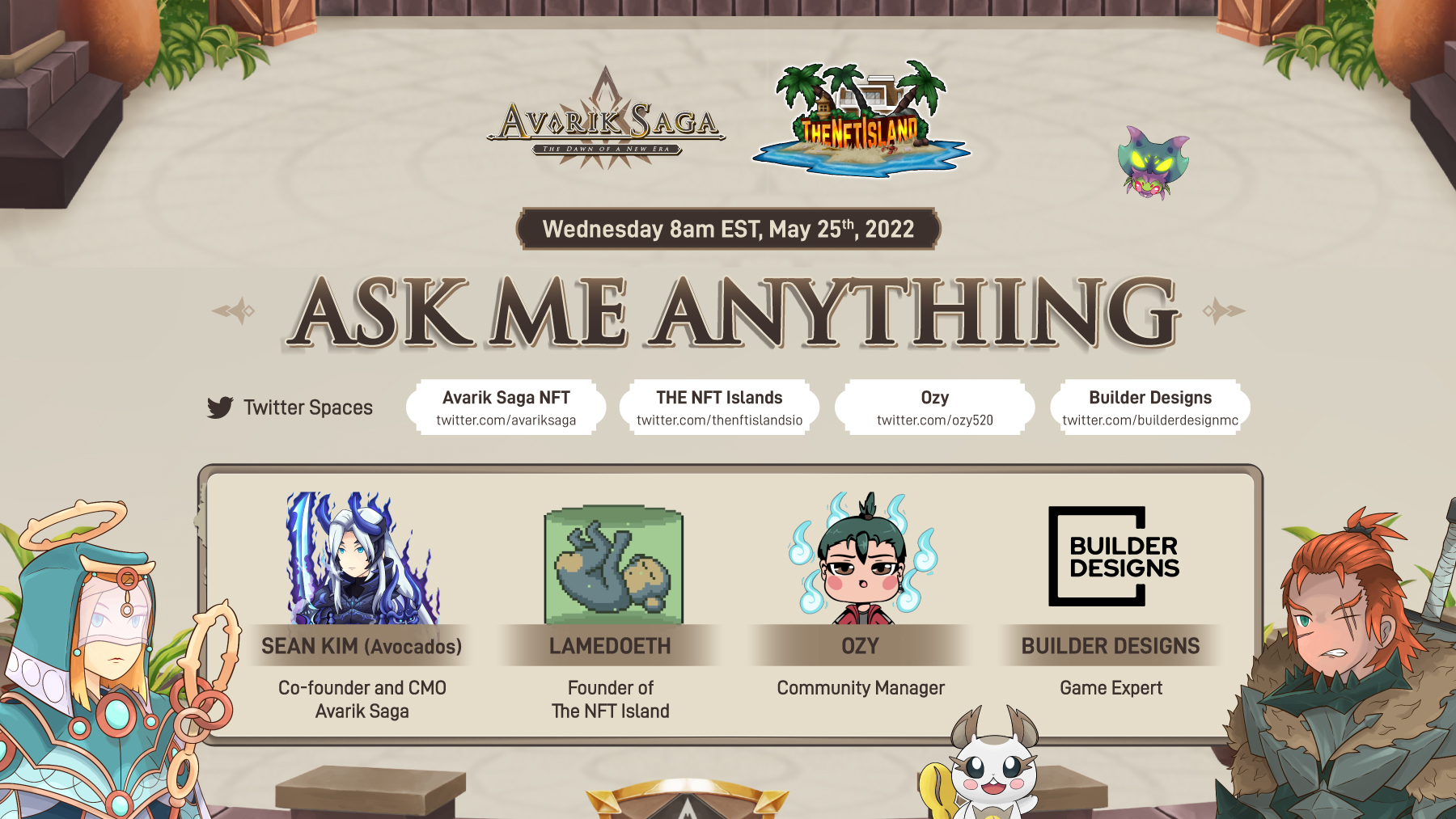 Avarik Saga NFT on Twitter: "We are excited to have an AMA with @thenftislandsio to deep dive ...