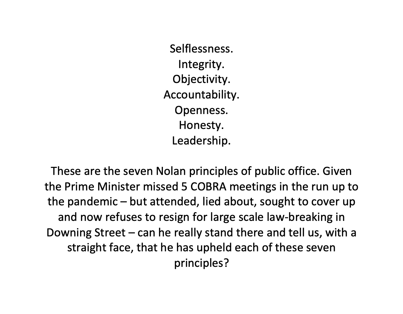 Selflessness Examples