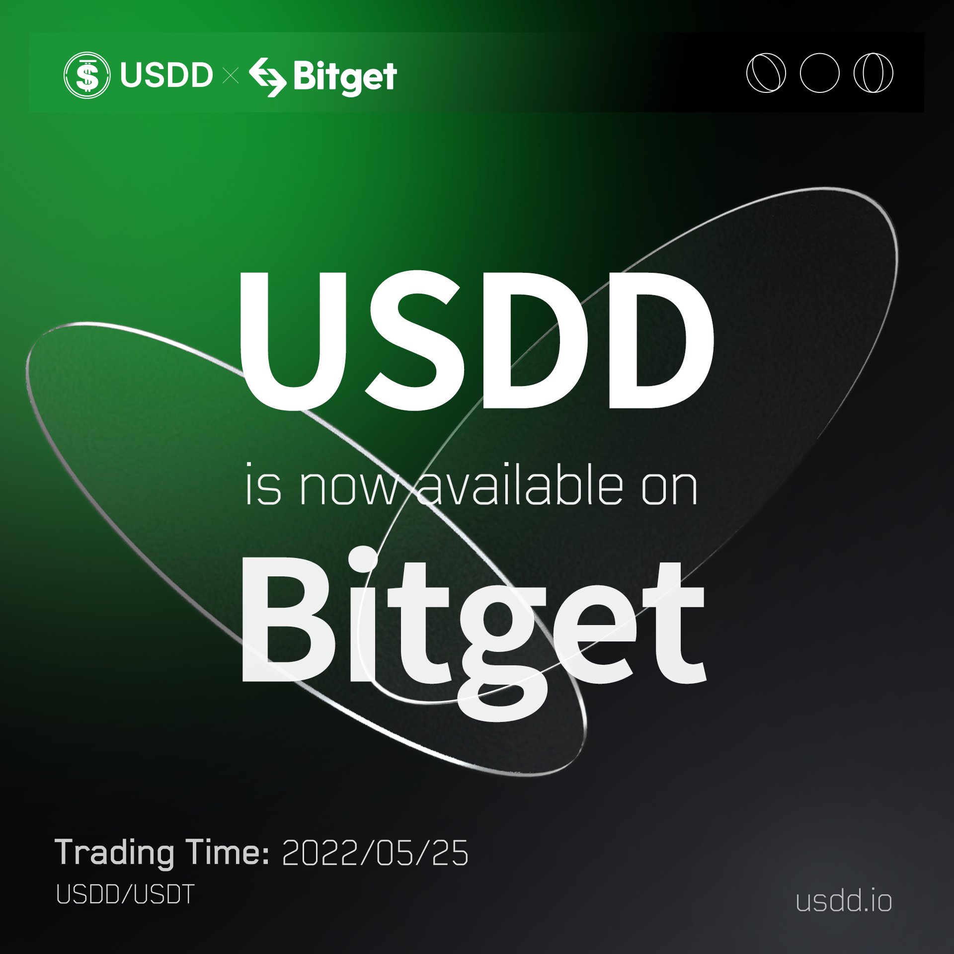 USDD on Twitter: "📢USDD/USDT spot trading opened on @bitgetglobal already! 💡Note that #TRC20 ...
