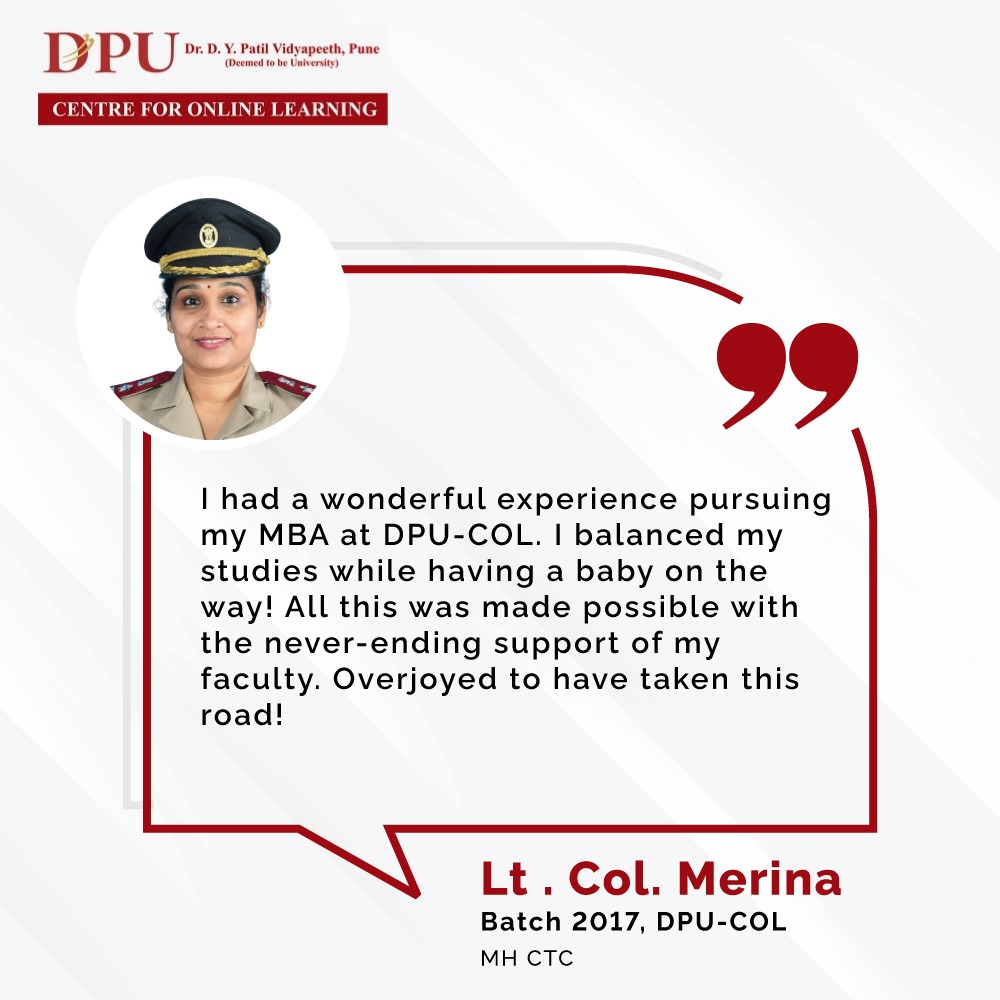 DPU Centre for Online Learning on Twitter: ""Mrs. Merina, Batch 2017, DPU - COL was one of our ...