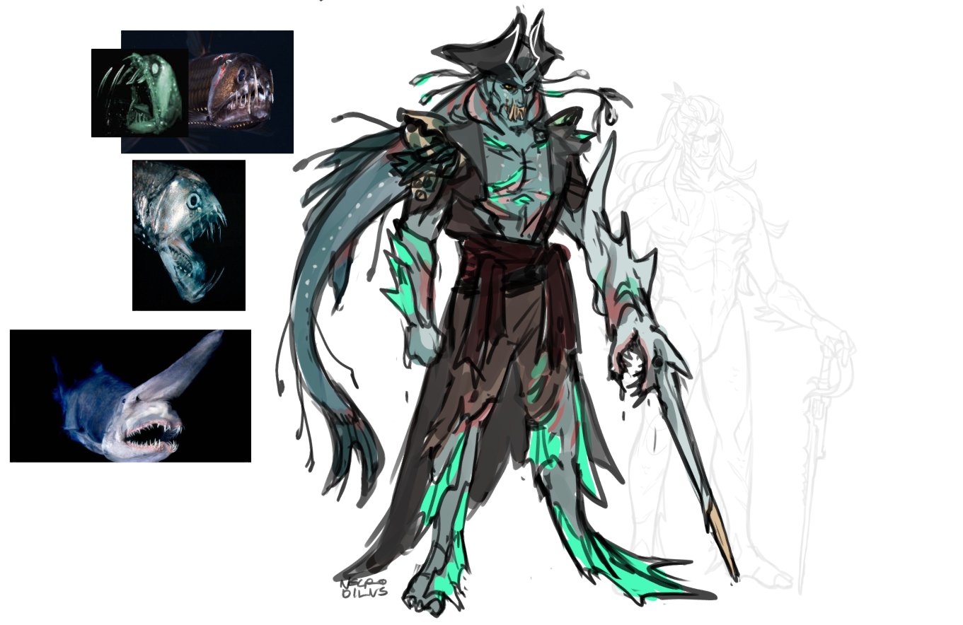 Davy Jones Crew Concept Art