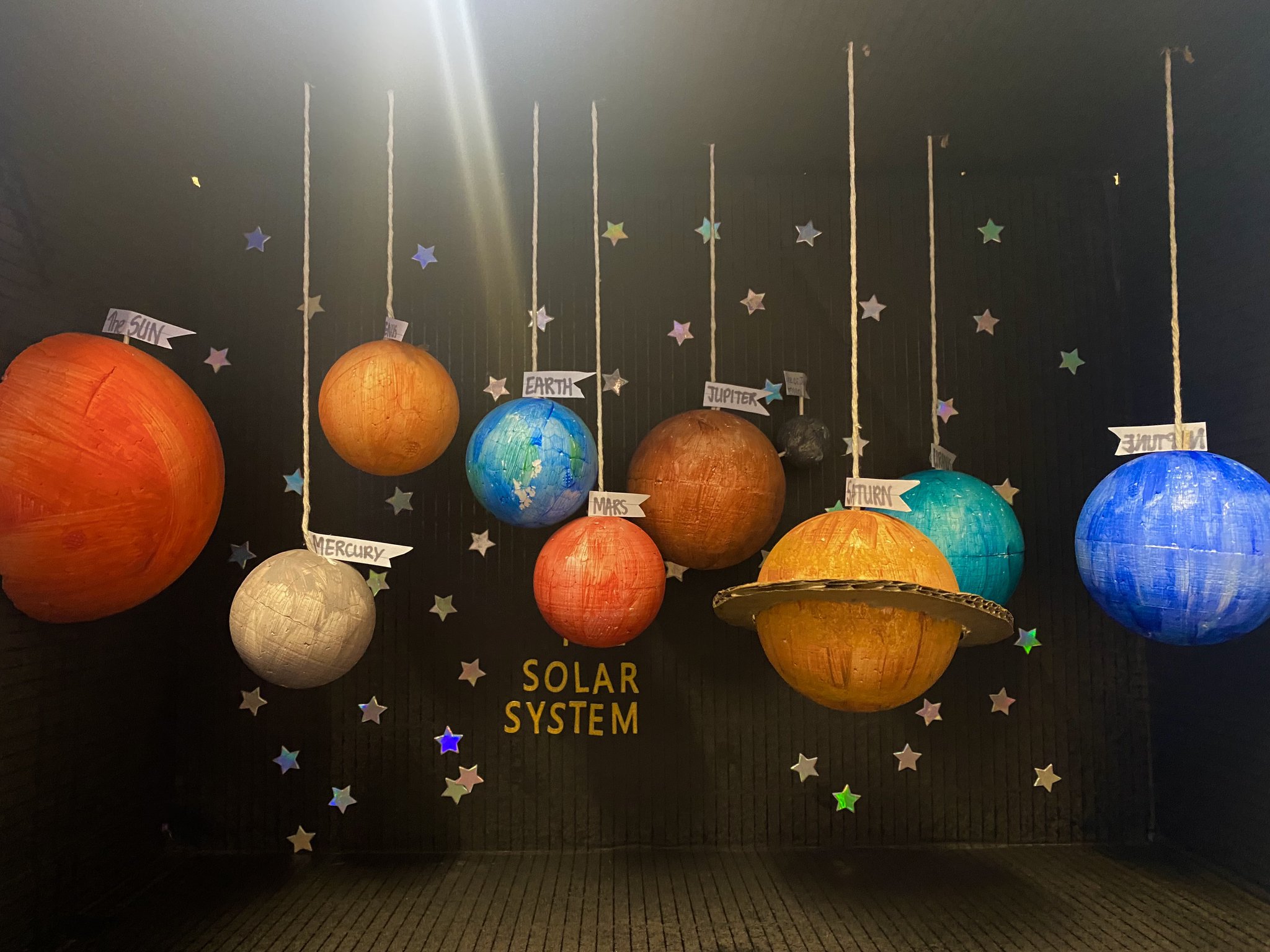 Solar System Model Project On Thermocol