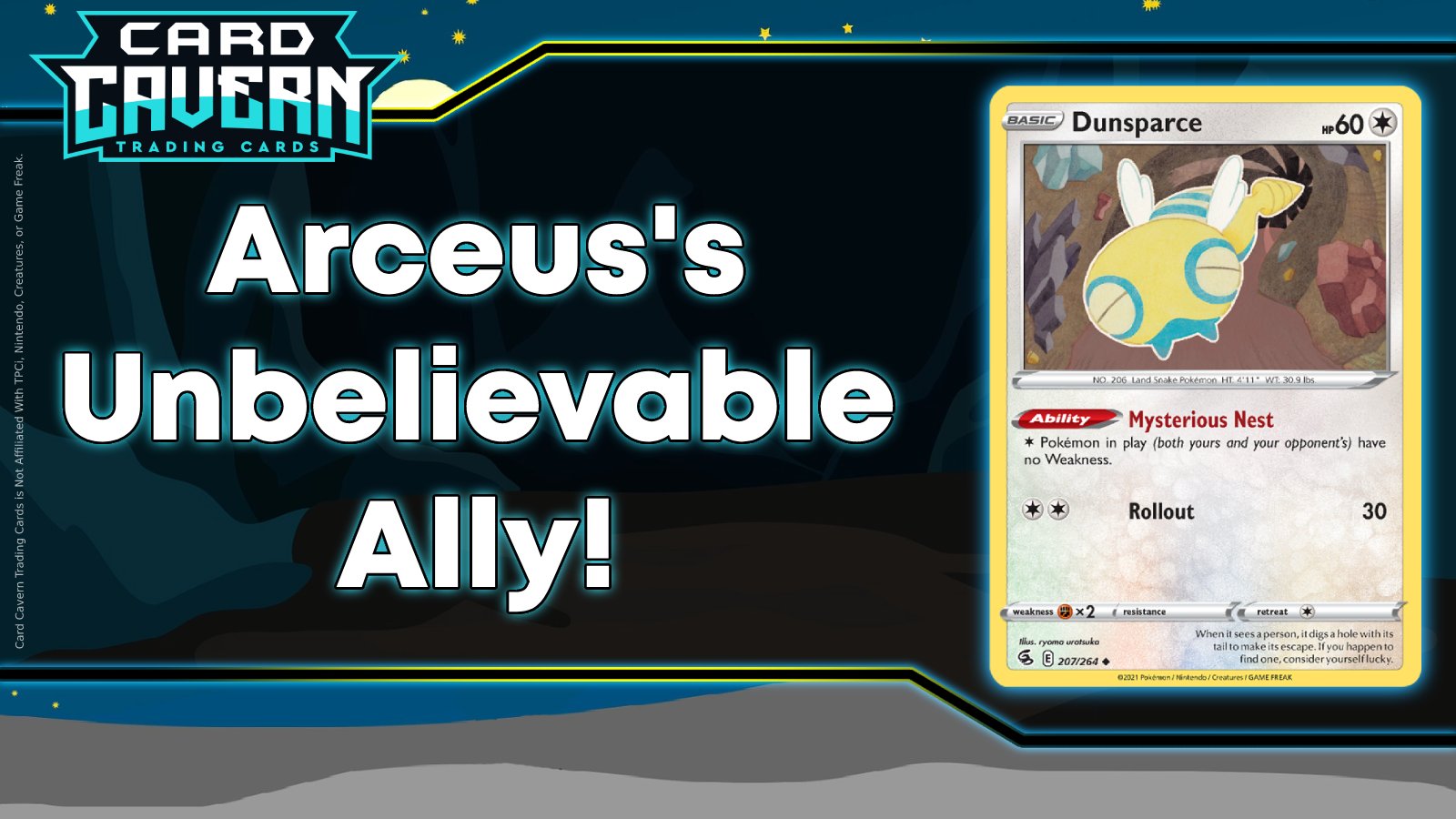 Pokemon Dunsparce Card