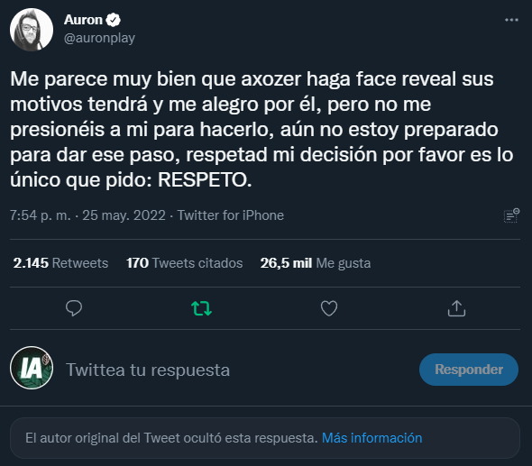 Info Auron on Twitter: "NooOOOooo Juan 😔🤙 https://t.co/k2mGYnEt1g" / Twitter