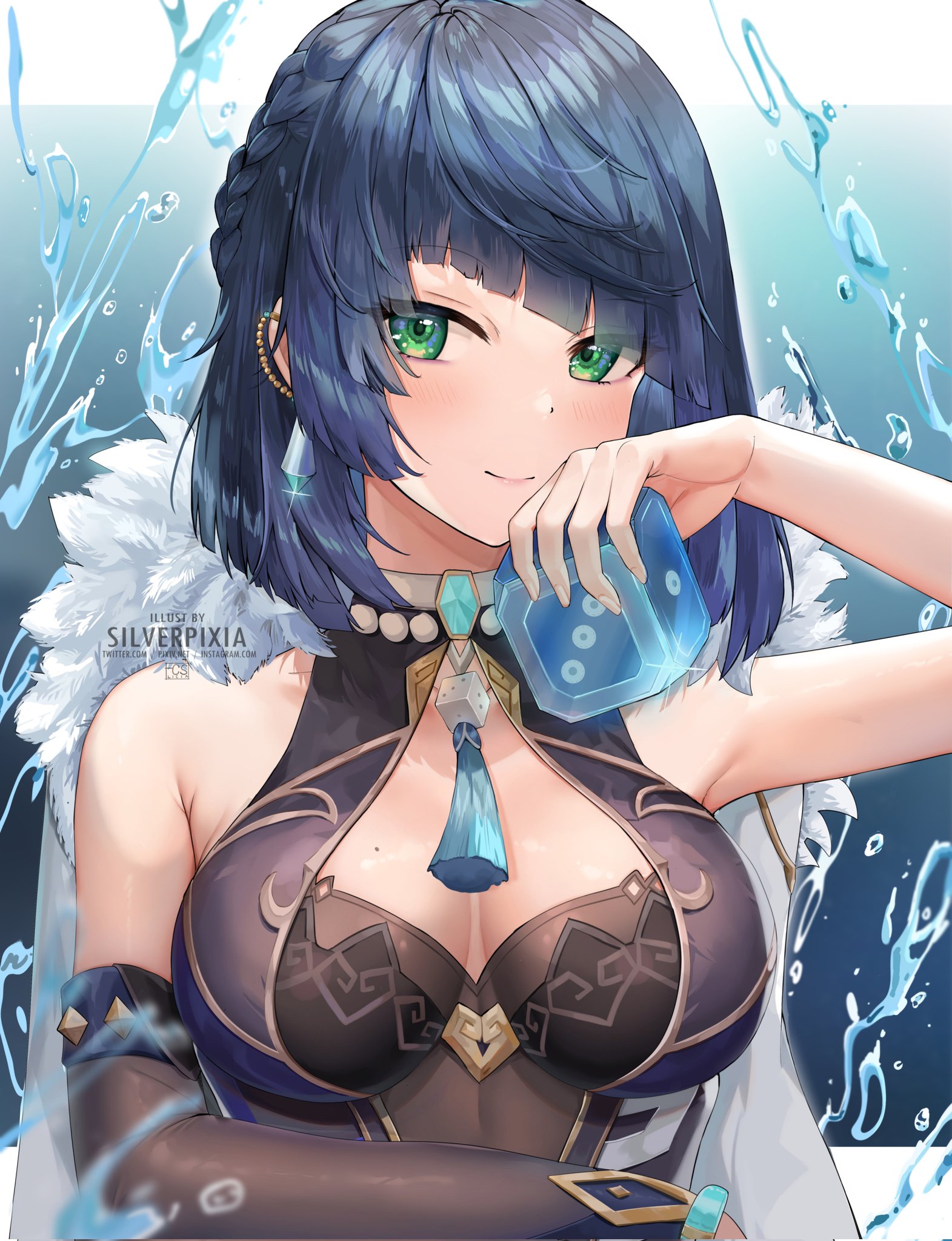 Pixia🌟 on Twitter: "Yelan!🎲 Wish you the best luck if you are planning to pull on her banner ...