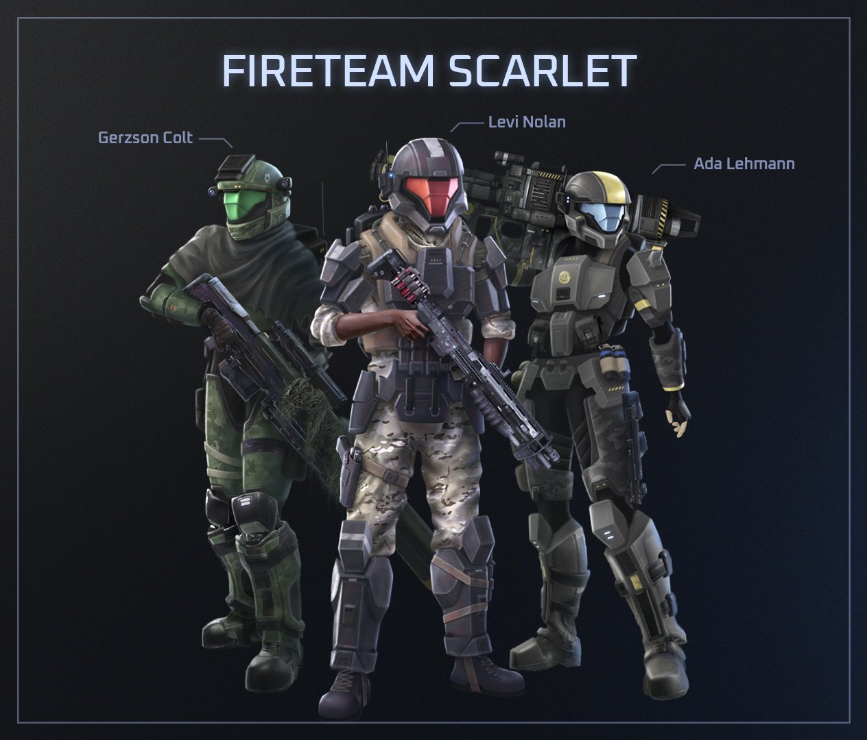 Halo Odst Characters