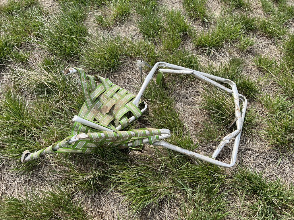 Broken Lawn Chair