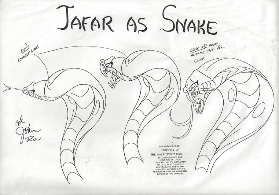 Jafar Aladdin Model Sheet