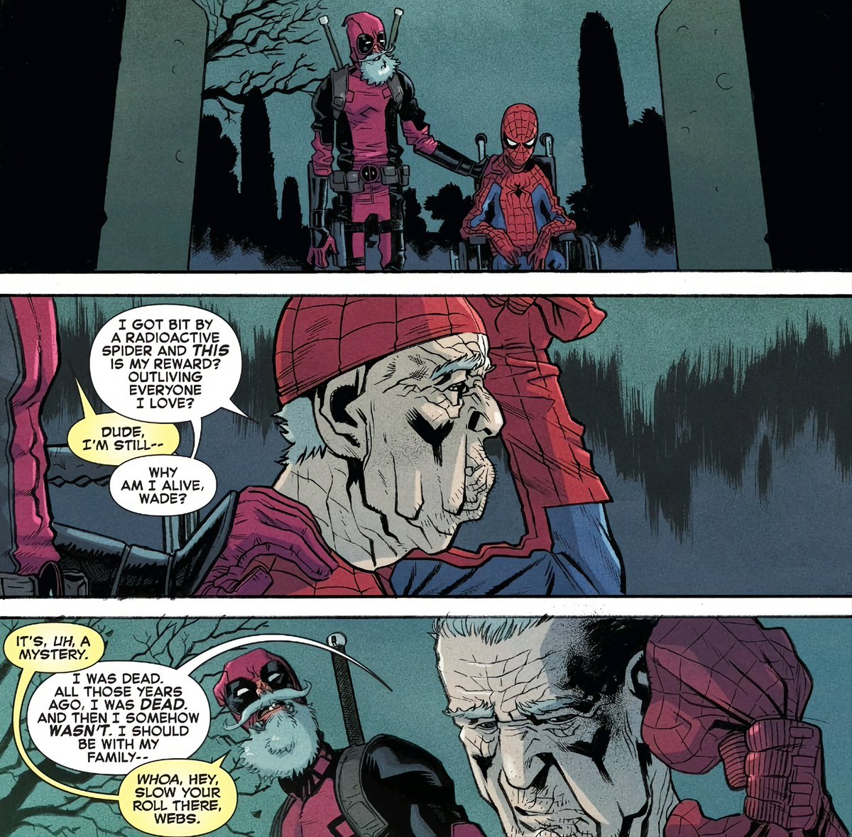 「because deadpool Knows the act of murder will ruin spidey, h」 t⎊usl ♥️の漫画