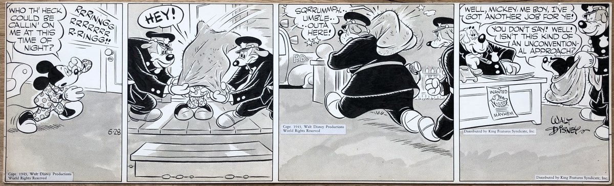 「Floyd Gottfredson drew Mickey Mouse Strip from 1930s to the 」marco ...