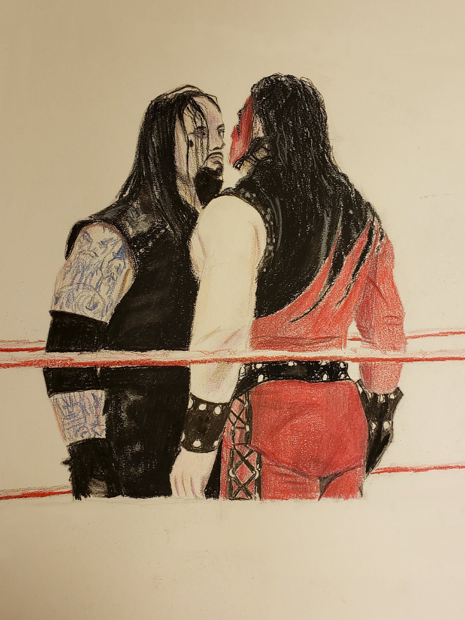 Wwe Kane Drawing