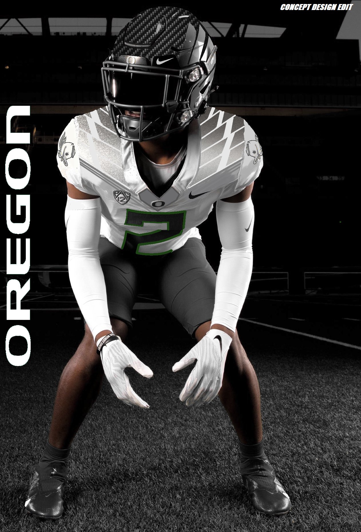 Oregon Ducks Uniforms Wings