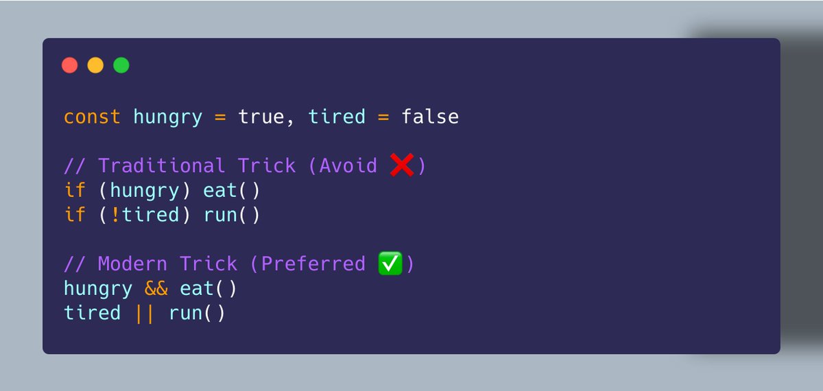 11 Modern JavaScript Hacks ⇩ - Thread from Swapna Kumar Panda ...