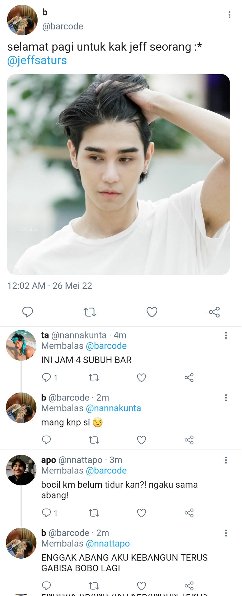 sei, close. on Twitter: "#jeffbarcode few tweet au Barcode fans berat Jeff Satur suatu hari ...