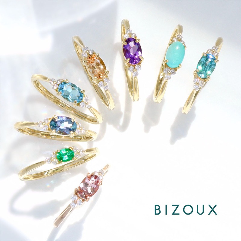 BIZOUX ビズー【公式】 on Twitter: "視線を奪うオーバルカットのジュエルに、ダイヤモンドをあしらった大人気コレクション、フラヴィ。 華やかさと上品さを兼ね備えているデザインは ...