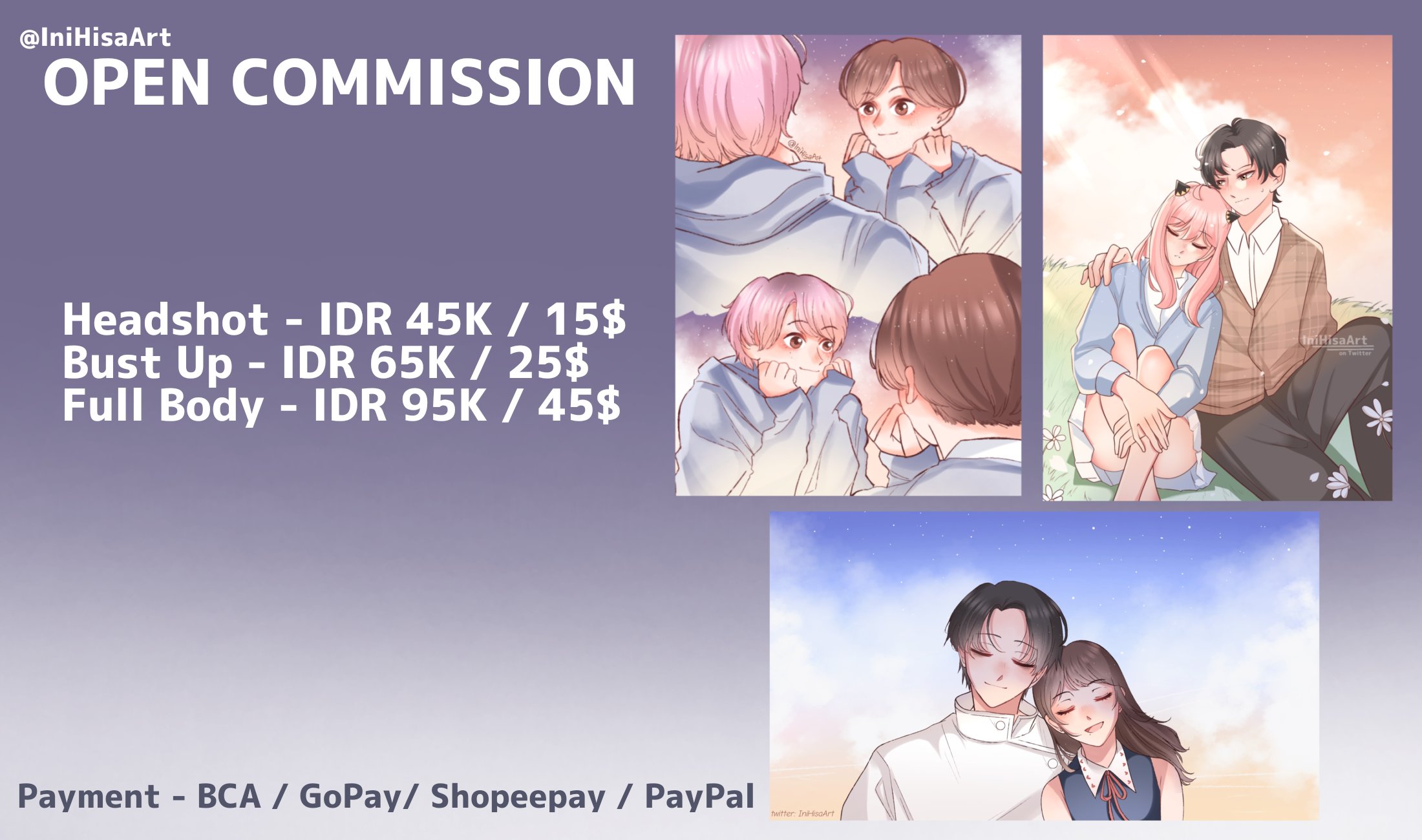 H I S A || OPEN COMMISSION 📌 on Twitter: "[‼️Like and RTs are really appreciated‼️] OPEN ...