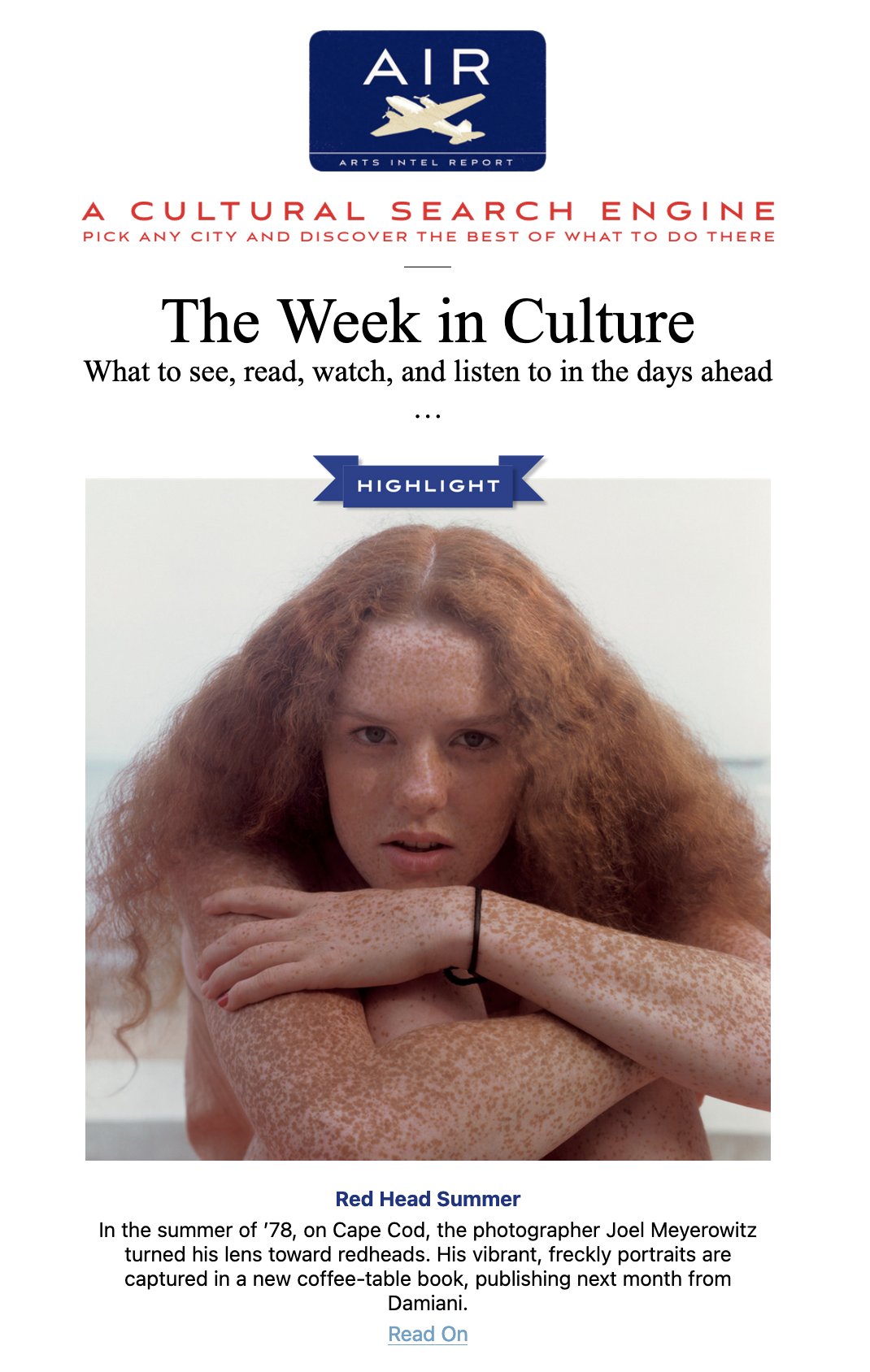 Damiani on Twitter: "'Redheads' by Joel Meyerowitz on Air Mail "A Study in Scarlet. Joel ...