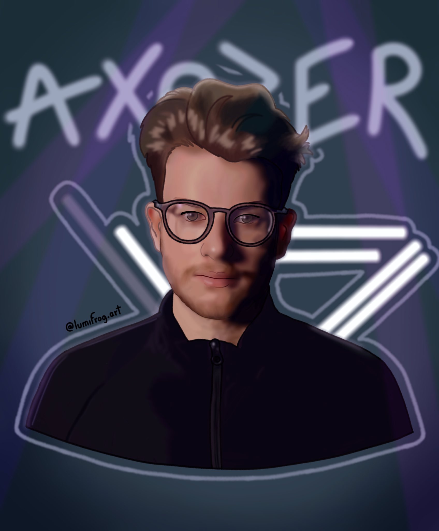 𝐋𝐮𝐜𝐚𝐬! 🧸 OPEN COMMS on Twitter: "- ILUSTRACIÓN DE AXOZER - por aqui dejo una ilustración de ...