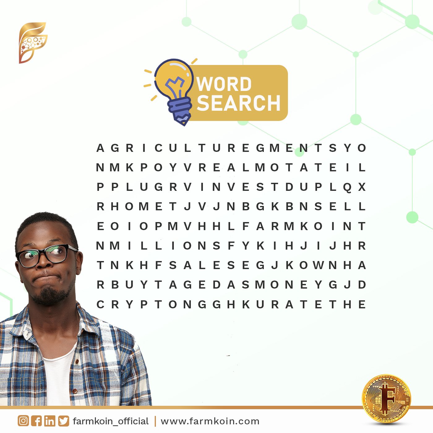 FarmKoin on Twitter: "Time for some word search! How many crypto ...