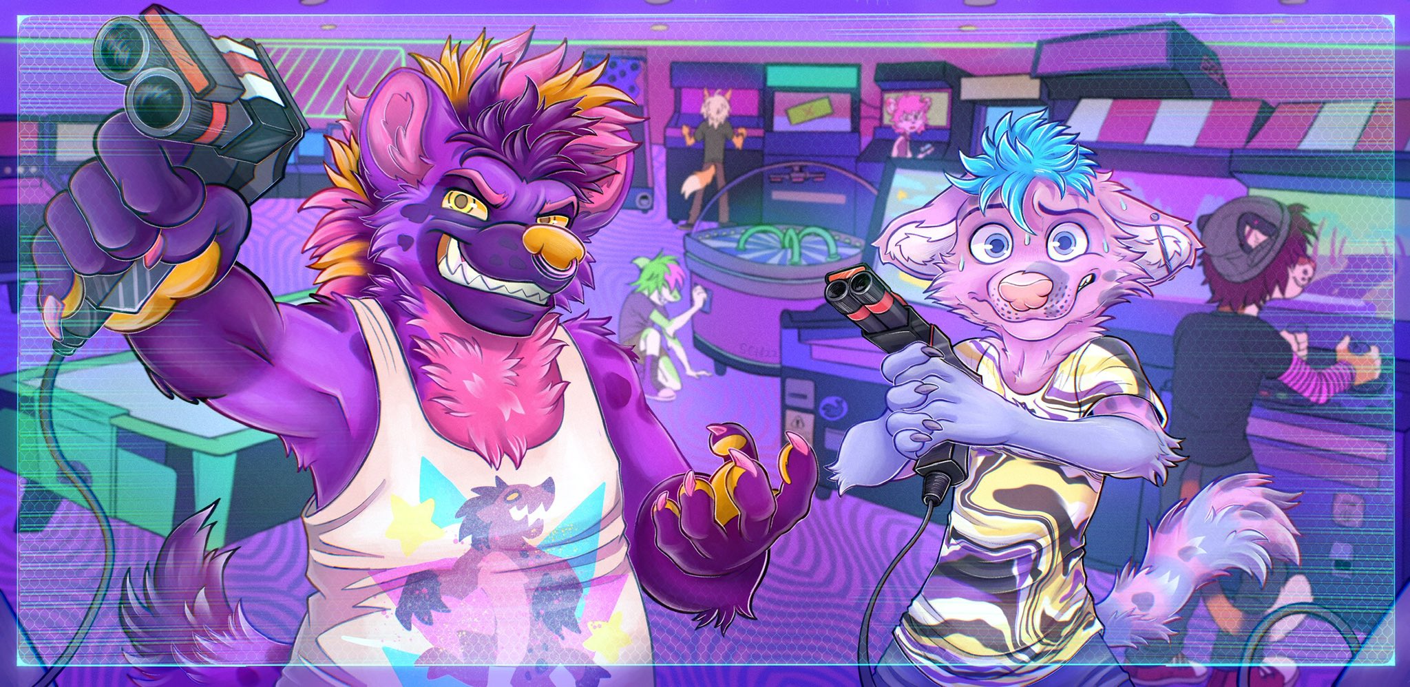 Aricat on Twitter: "Fullrendered scenario for @_dry_wall_ 🎮💜 I’m selling these from 200$ to 400 ...