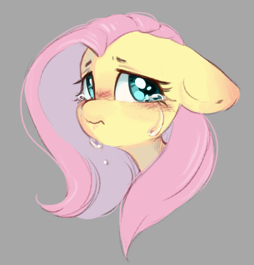 Sad Fluttershy Crying