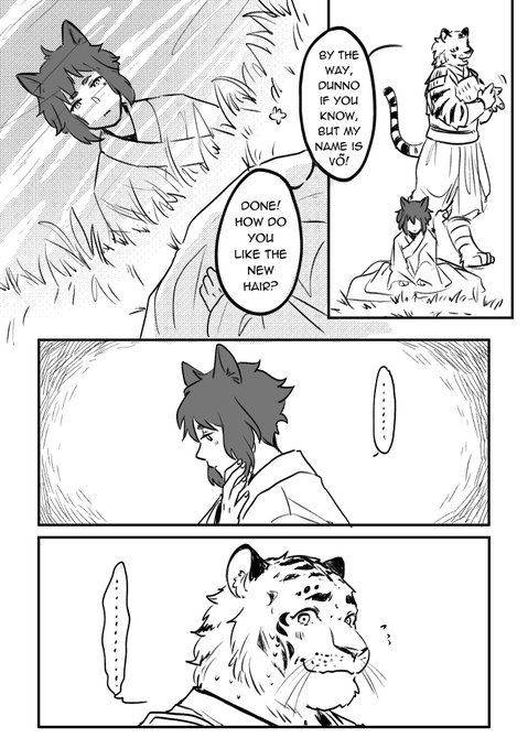 tiger n catboy, part 2 | shatou | comms open さんのマンガ | ツイコミ(仮)
