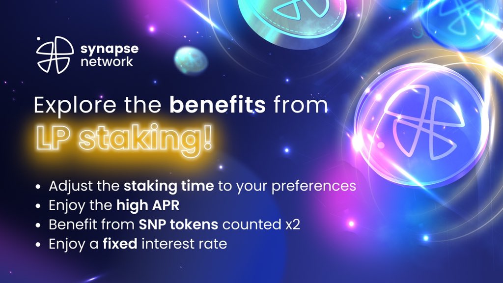 Synapse Network on Twitter: "Explore more opportunities with Synapse LP staking 💥 Adjust the ...