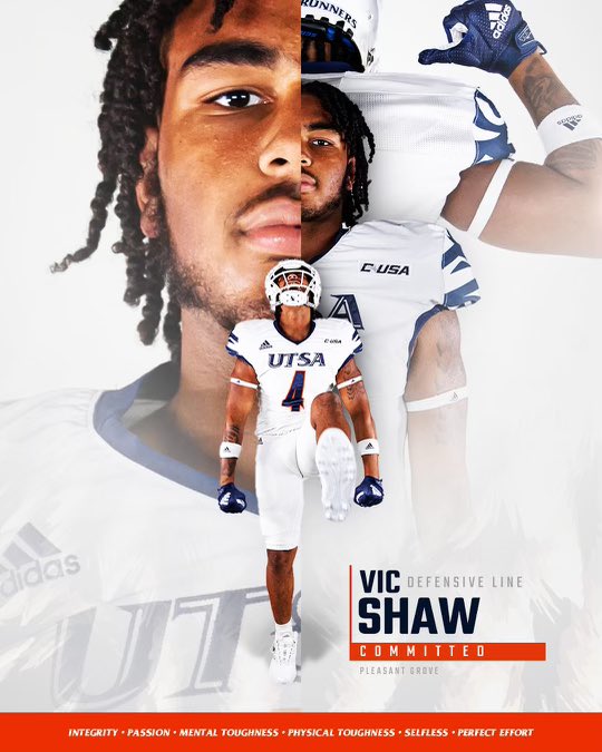 2023 3* DL Vic Shaw commits to UTSA : r/CFB